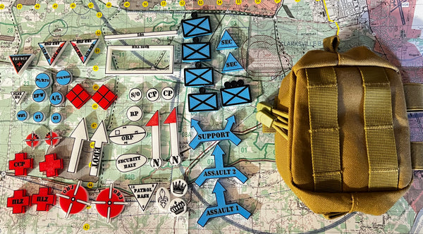 3D Printed Military Terrain Model Kit – Stitched and Printed