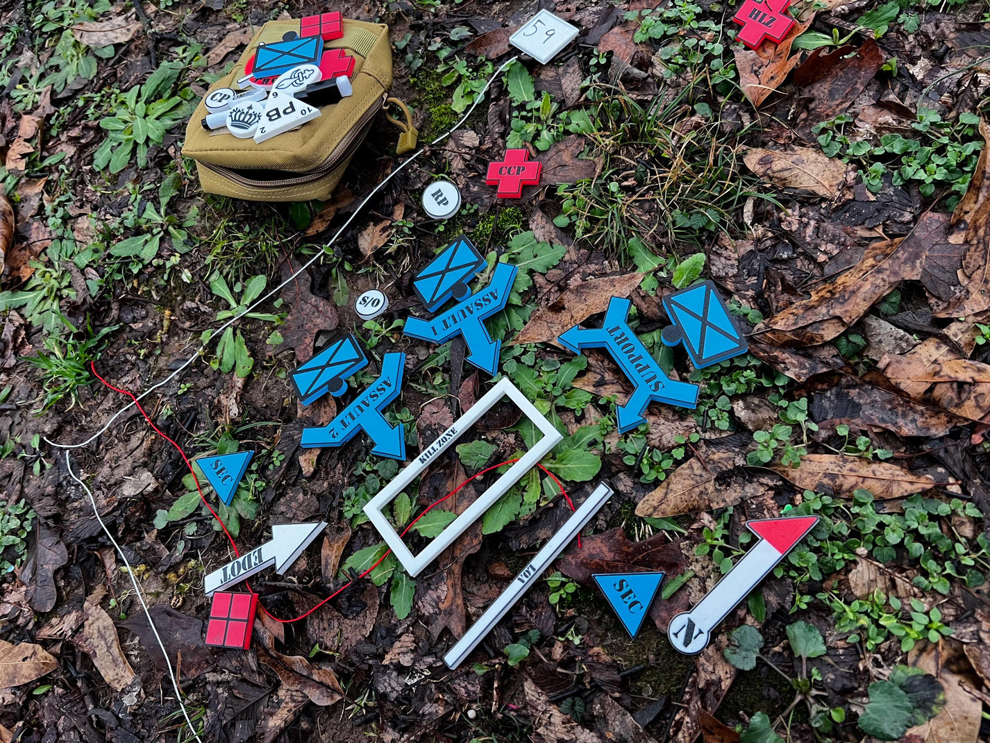 3D Printed Military Terrain Model Kit – Stitched and Printed