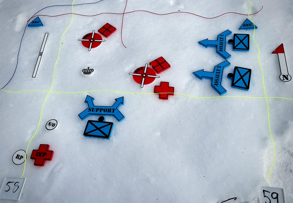 3D Printed Military Terrain Model Kit – Stitched and Printed