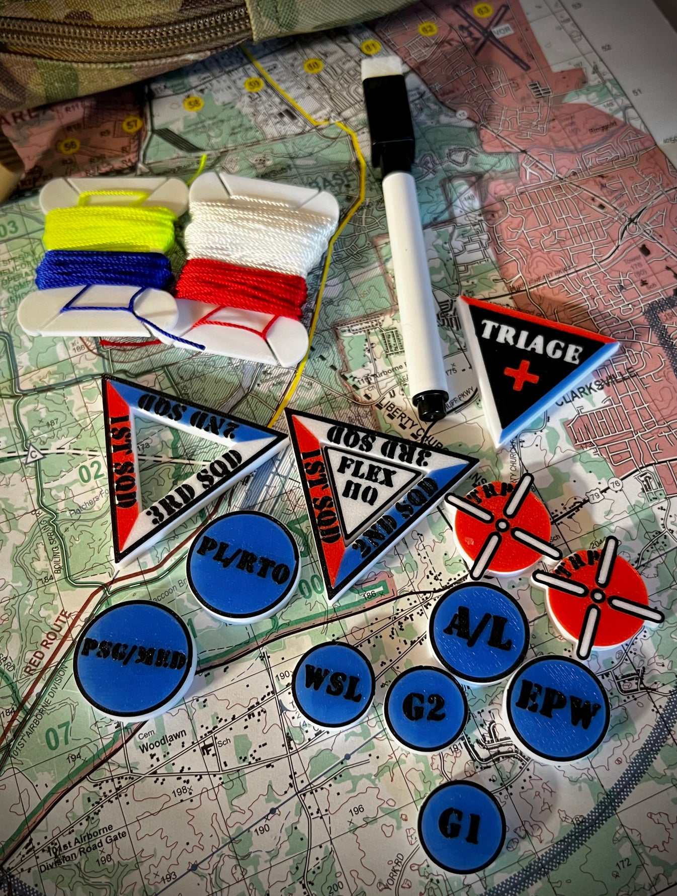 3D Printed Military Terrain Model Kit – Stitched and Printed